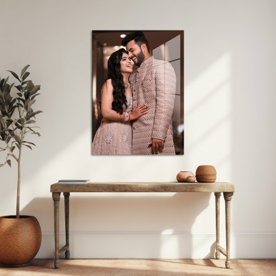 Personalised Acrylic Wall Mount Frameless Photo/Poster Frame